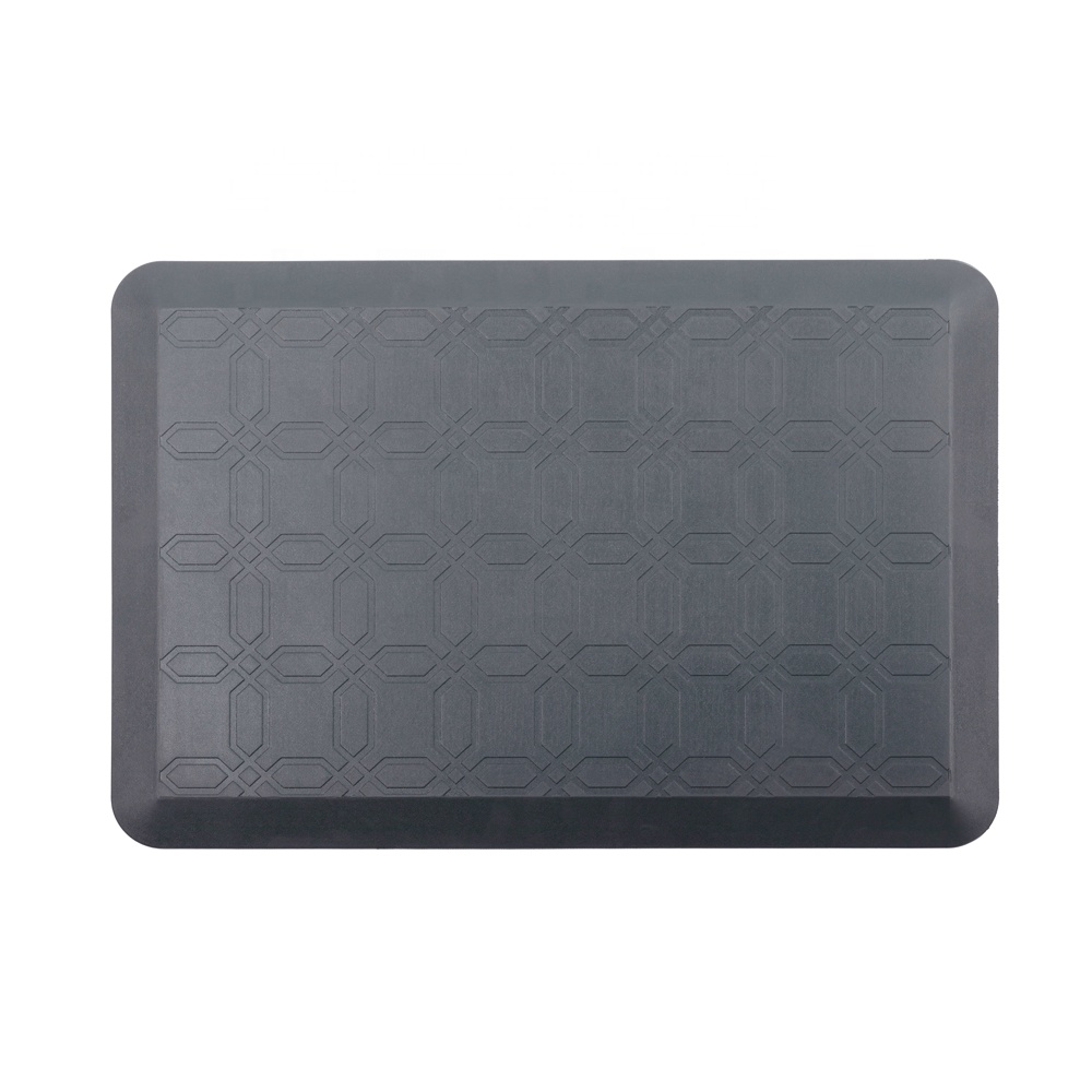 Durable grey kitchen floor mats
