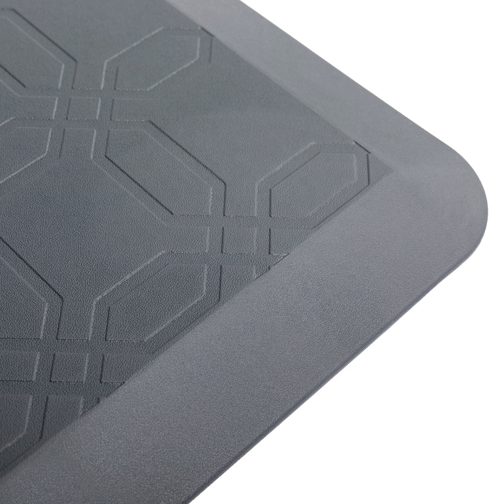 Durable grey kitchen floor mats
