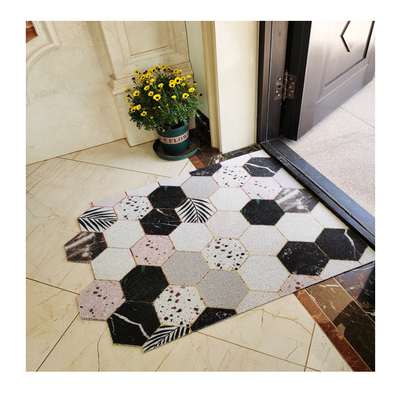 Easy-to-clean PVC doormat