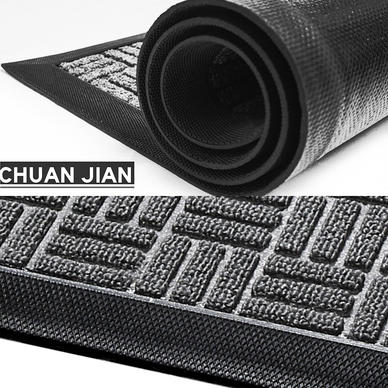 Starter colored rubber door mats